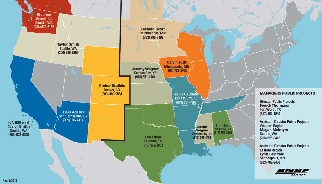 BNSF's Public Projects team